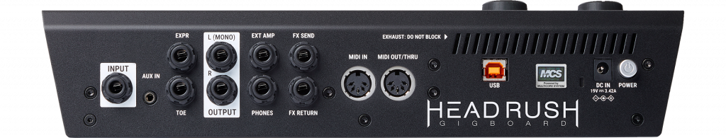 PEDALERA DE EFECTOS - HEAD RUSH (Gigboard)