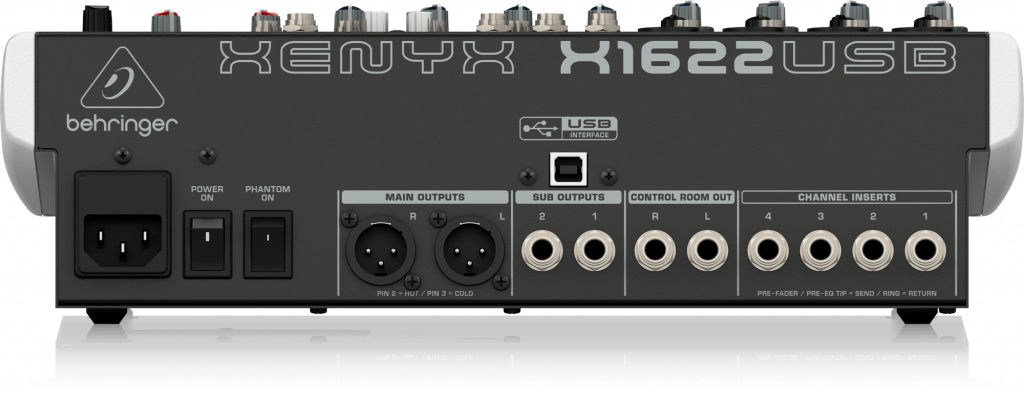 Mezcladora Interfaz BEHRINGER - Xenyx QX1622 USB - Main Todo Música